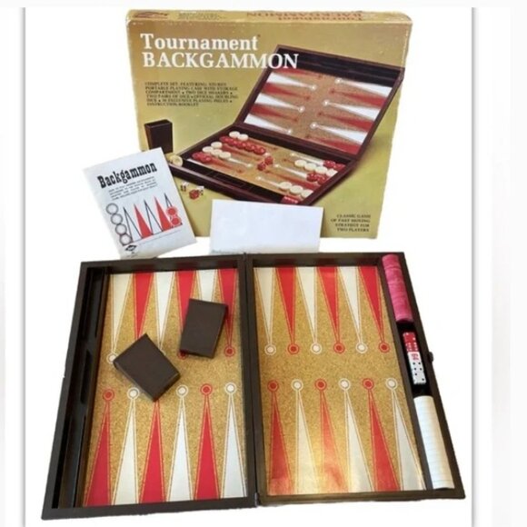 Milton Bradley | Games | Vintage 973 Tournament Backgammon Set Milton ...